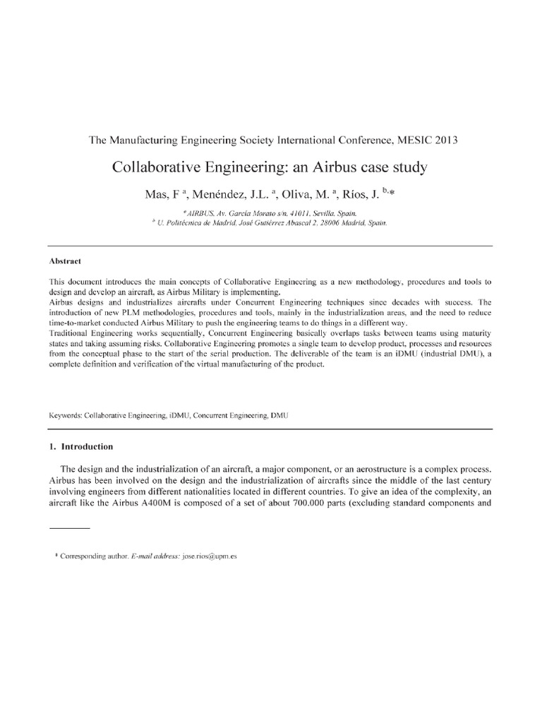 Collaborative Engineering Airbus | PDF