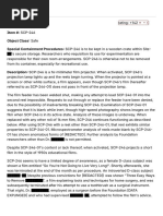 SCP-5776: Infohazardous Marshmallow | PDF | Drawing