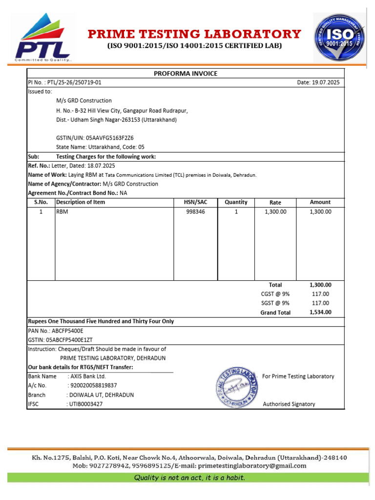 GRD Const (RBM) | PDF
