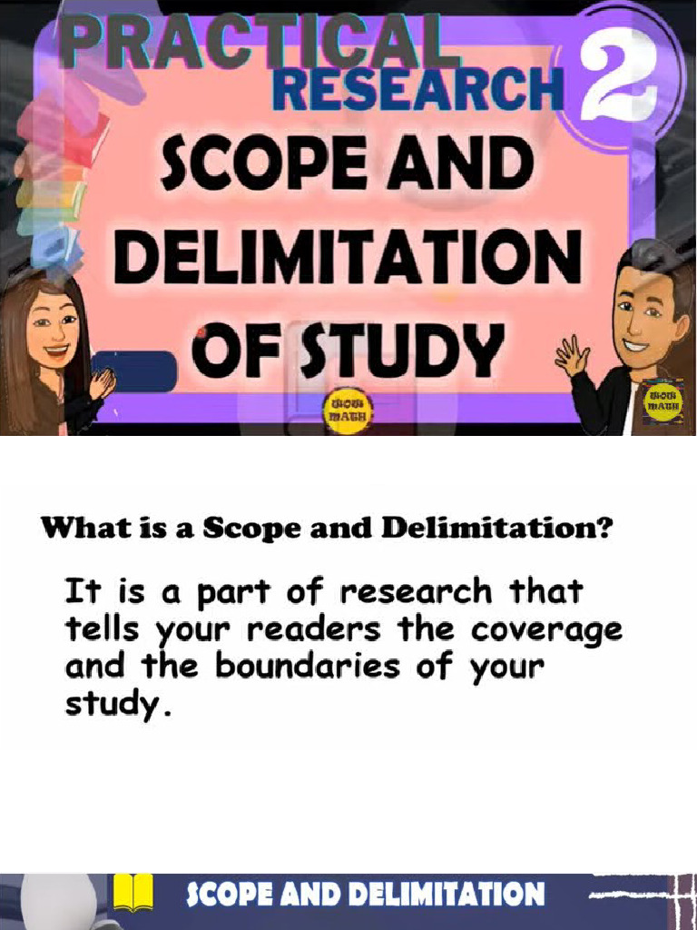 Scope and Delimitation Guide | PDF