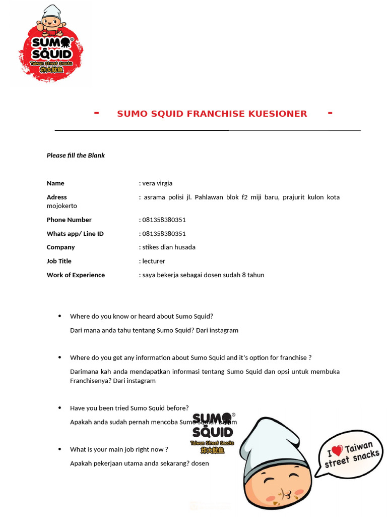 Sumo Squid Quisoner National | PDF