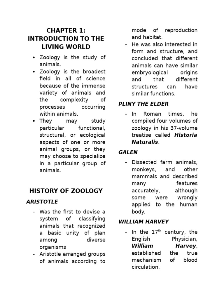 Introduction to Zoology and Ecology | PDF | Zoology | Evolution
