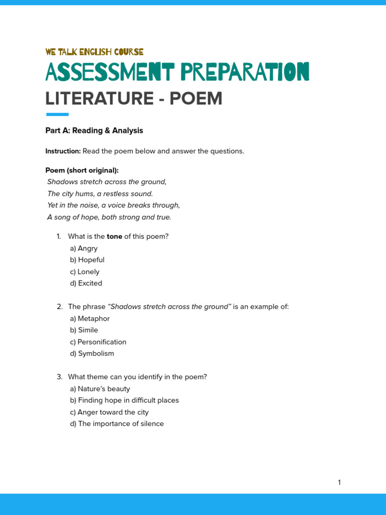 Poetic Analysis and Creative Writing Guide | PDF | Poetry | Narrative Forms