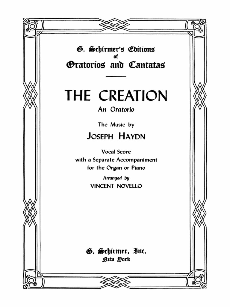 Haydn Creation | PDF