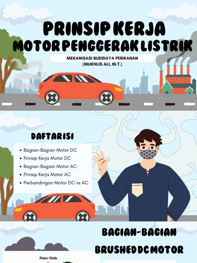 Prinsip Kerja Motor Penggerak Listrik (Sesi 4) | PDF
