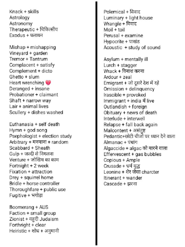 OWS Words | PDF