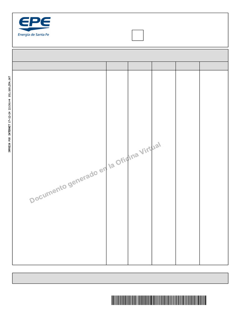Oficina Virtual: Cód. Cliente: 006650533 | PDF