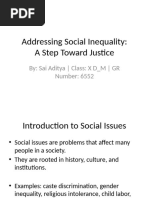 Social Issues Project Class10 With Captions Final | PDF | Poverty | Poverty & Homelessness
