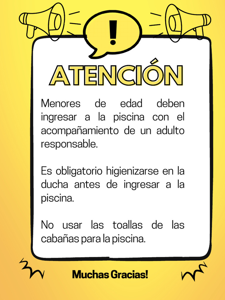Póster para Comunicación Importante Amarillo | PDF