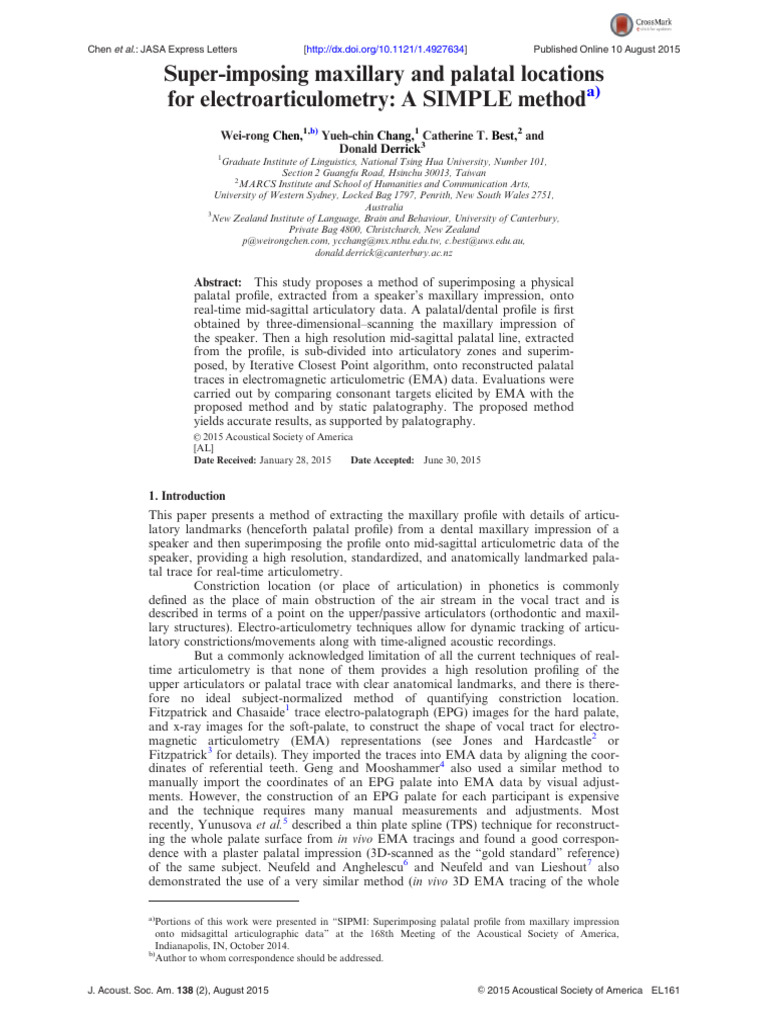 2015 Chen Et Al SIMPLE | PDF | Phonetics | Consonant