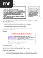 IGCSE Magazine Article Writing Guide | PDF | Reason | Semiotics
