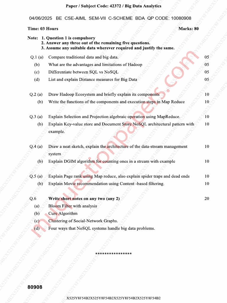 Be Computer Engineering Aids Semester 7 2025 May Big Data Analytics Rev ...