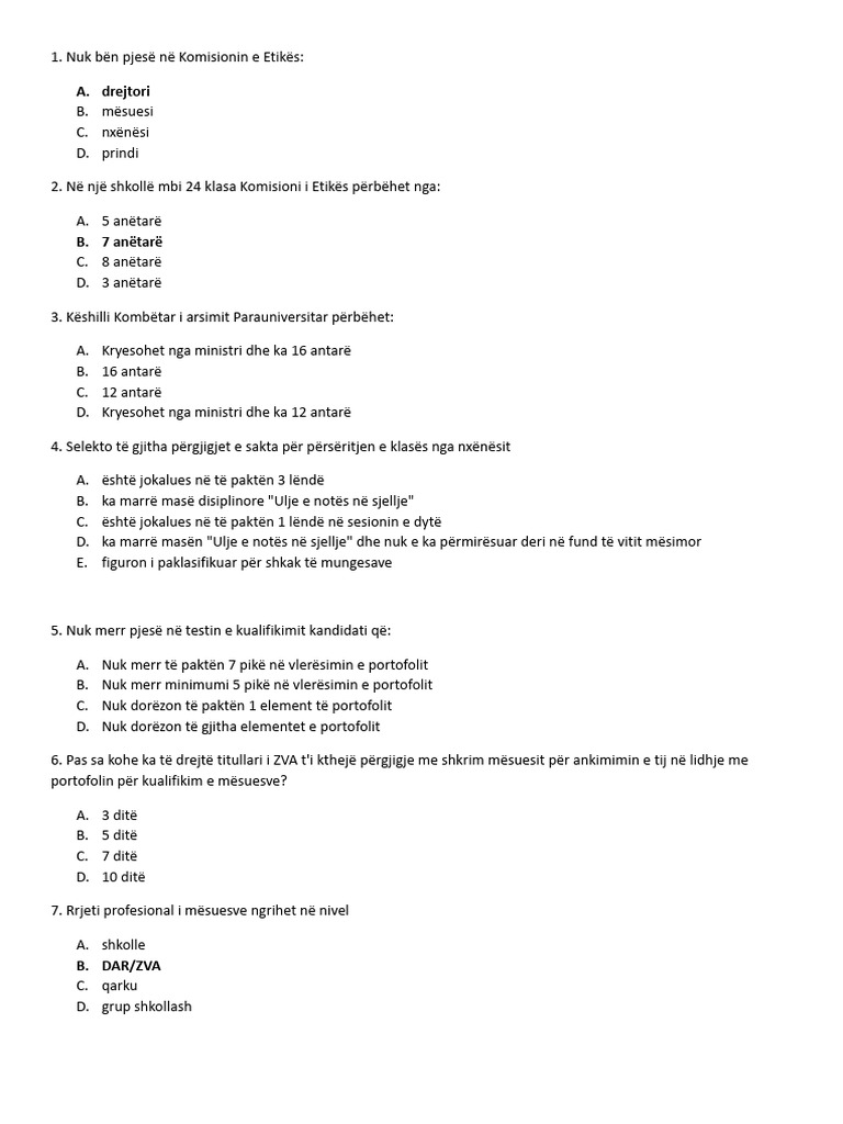Pyetje Dokumentacion | PDF