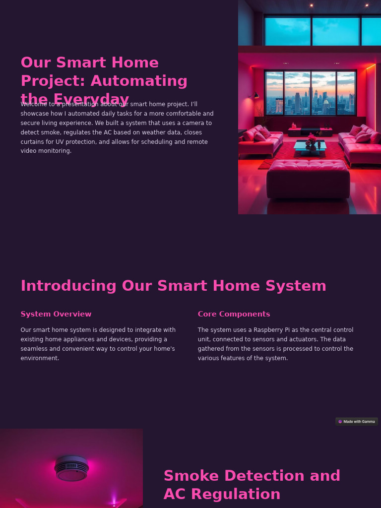 My Smart Home Project Automating The Everyday | PDF | Home Automation ...