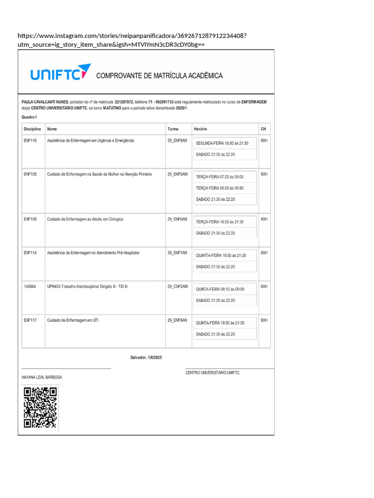 Compro Vante Matric Ula | PDF