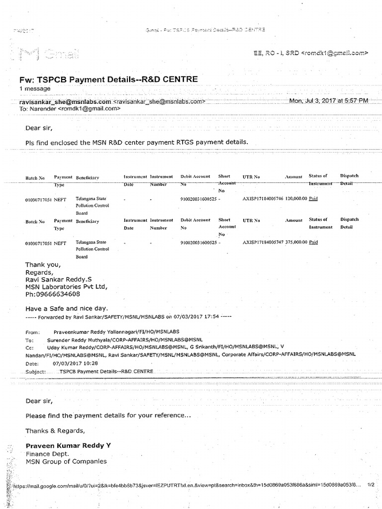 Fee Cheque | PDF