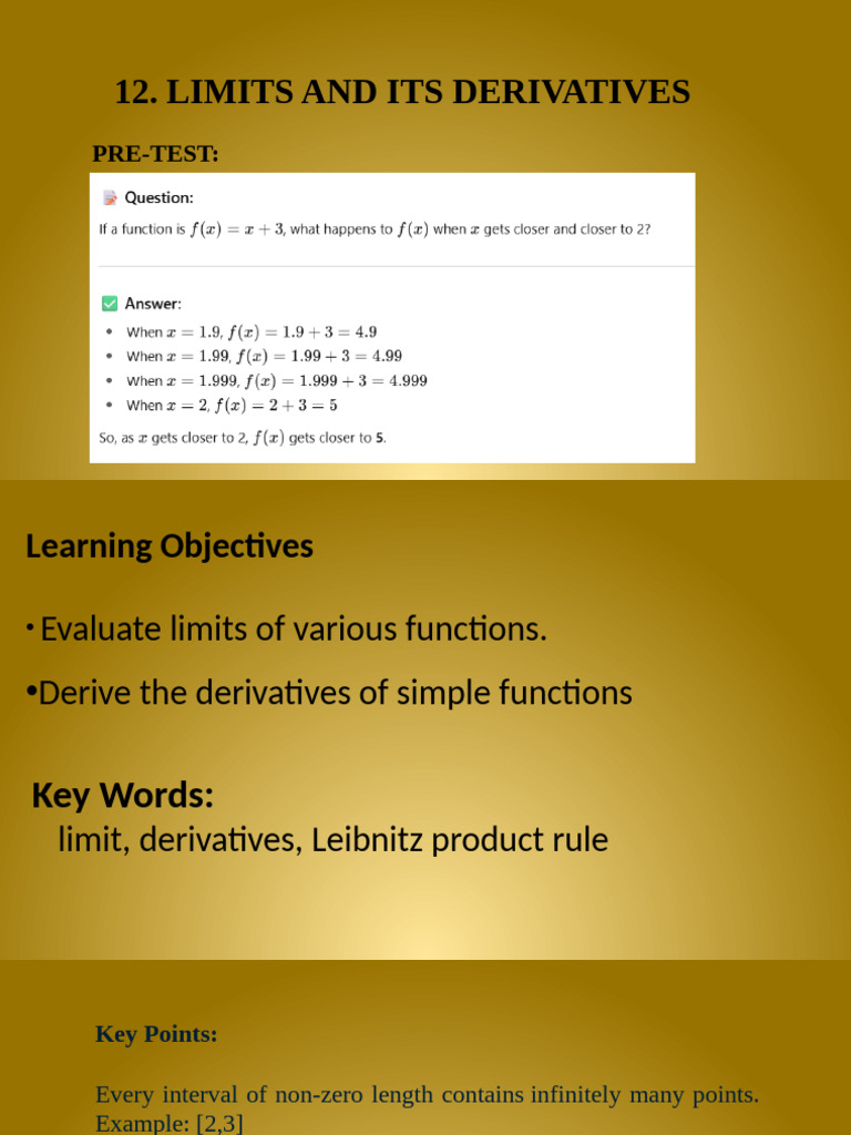 Understanding Limits and Derivatives | PDF