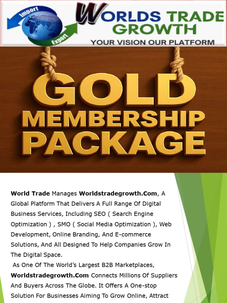 Gold Membership Benefits for Businesses | PDF | Payments | Business