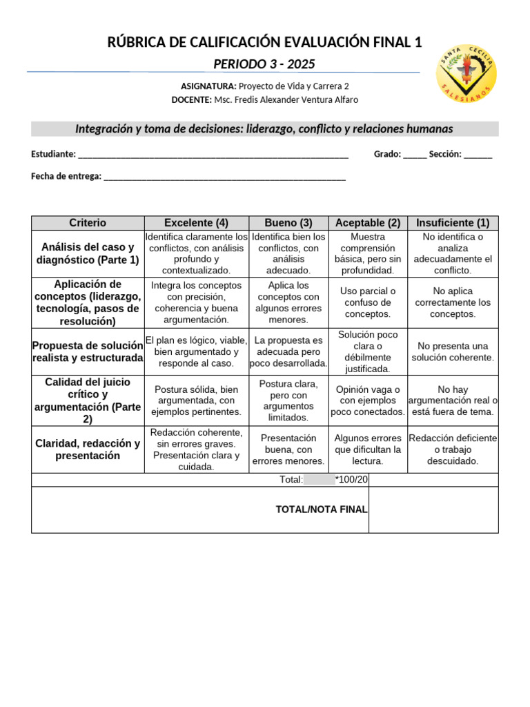 Proyecto de Vida y Carrera 2 - 52137 | PDF