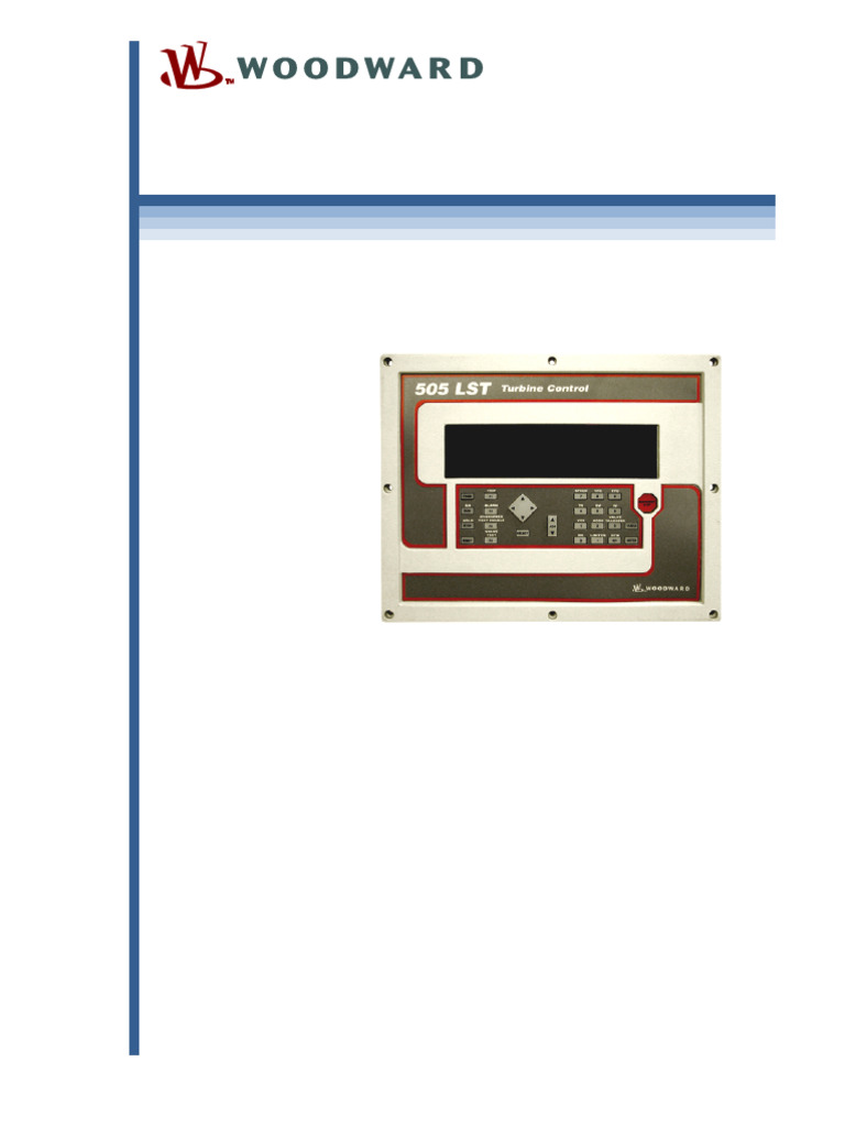 Product Manual 26173 (Revision C, 1/2013) : 505LST Digital Control ...
