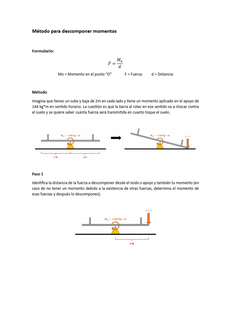 Método para Descomponer Momentos | PDF