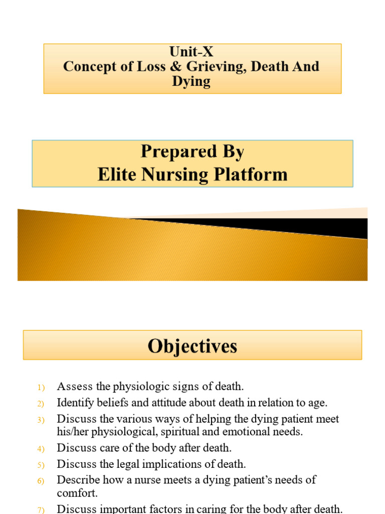 Understanding Types of Loss in Nursing | PDF | Grief | Death