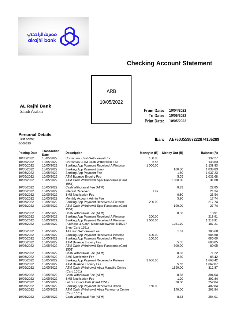 al rajhi | PDF | Cash | Banks