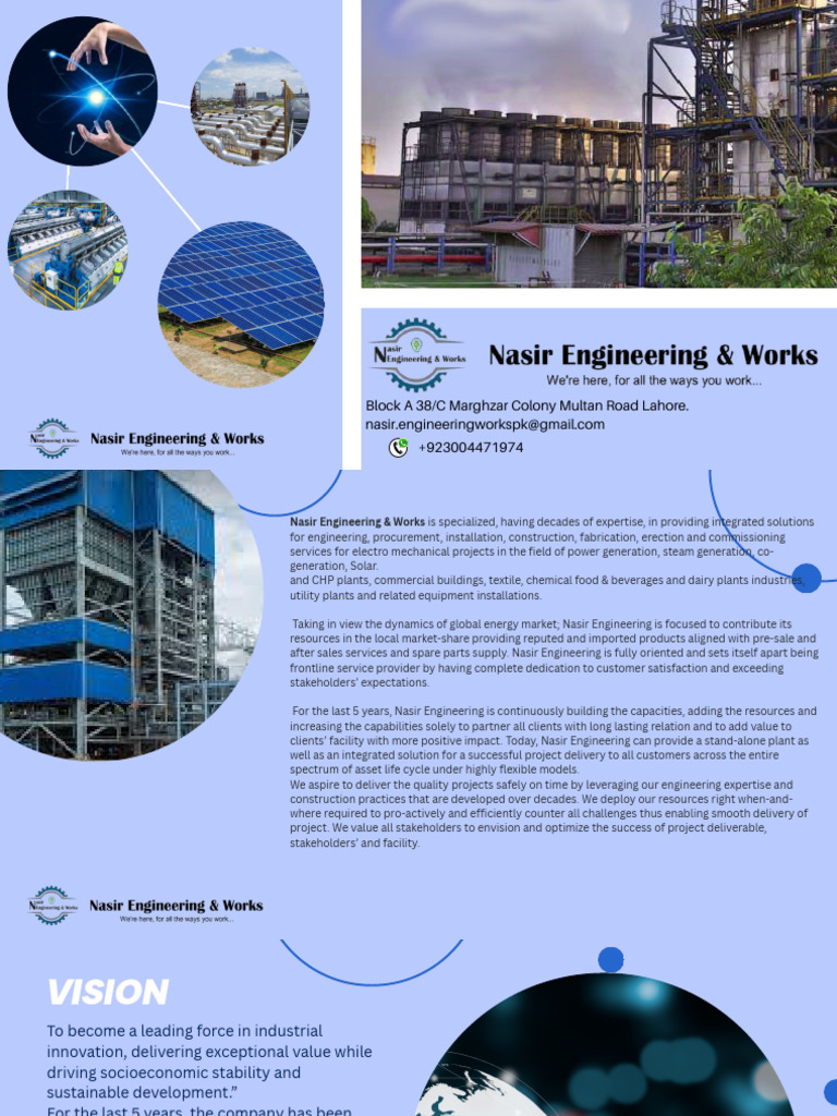 Nasir Engineering: EPC Solutions & Services | PDF | Engineering | Power ...