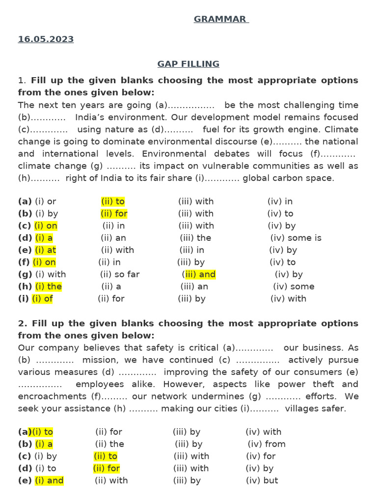 Grammar 11 1 | PDF