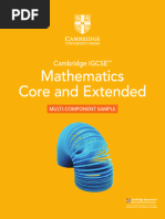 IGCSE Mathematics Formula Sheet | PDF | Circle | Triangle