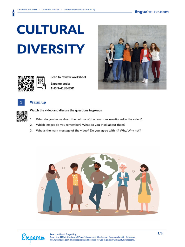 Cultural Diversity British English Teacher B2 C1 | PDF | United Kingdom ...