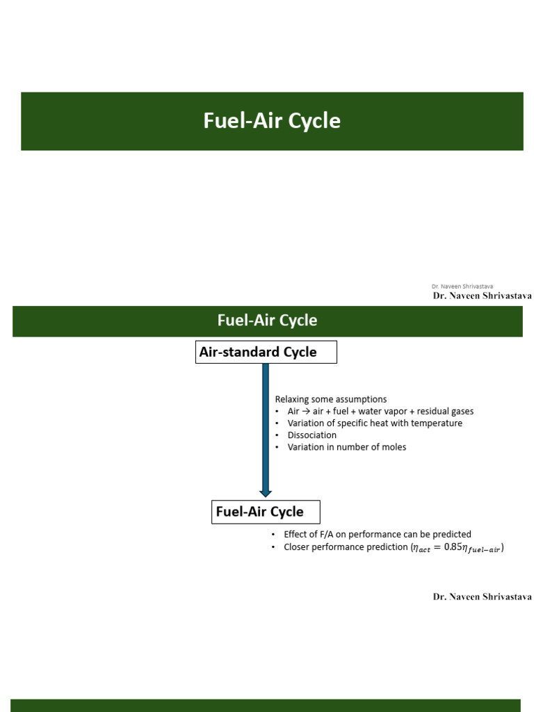 Chapter-2 Fuel-Air Cycle | PDF | Gases | Dissociation (Chemistry)