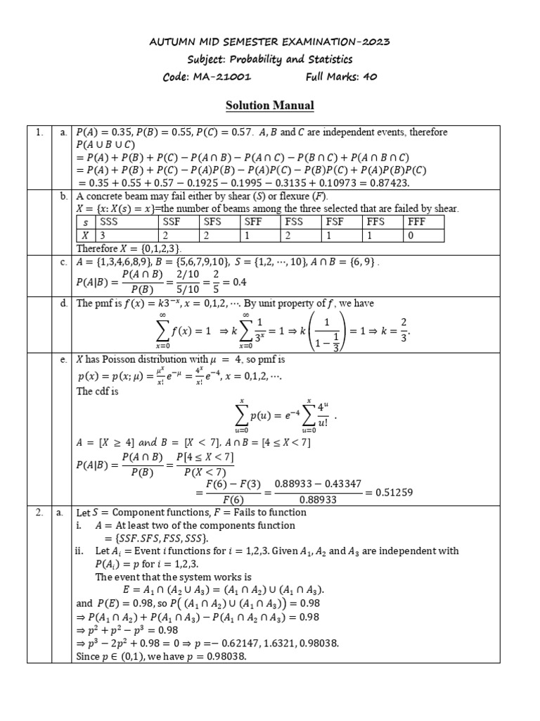 Sol 2023 Autumn Midsem | PDF