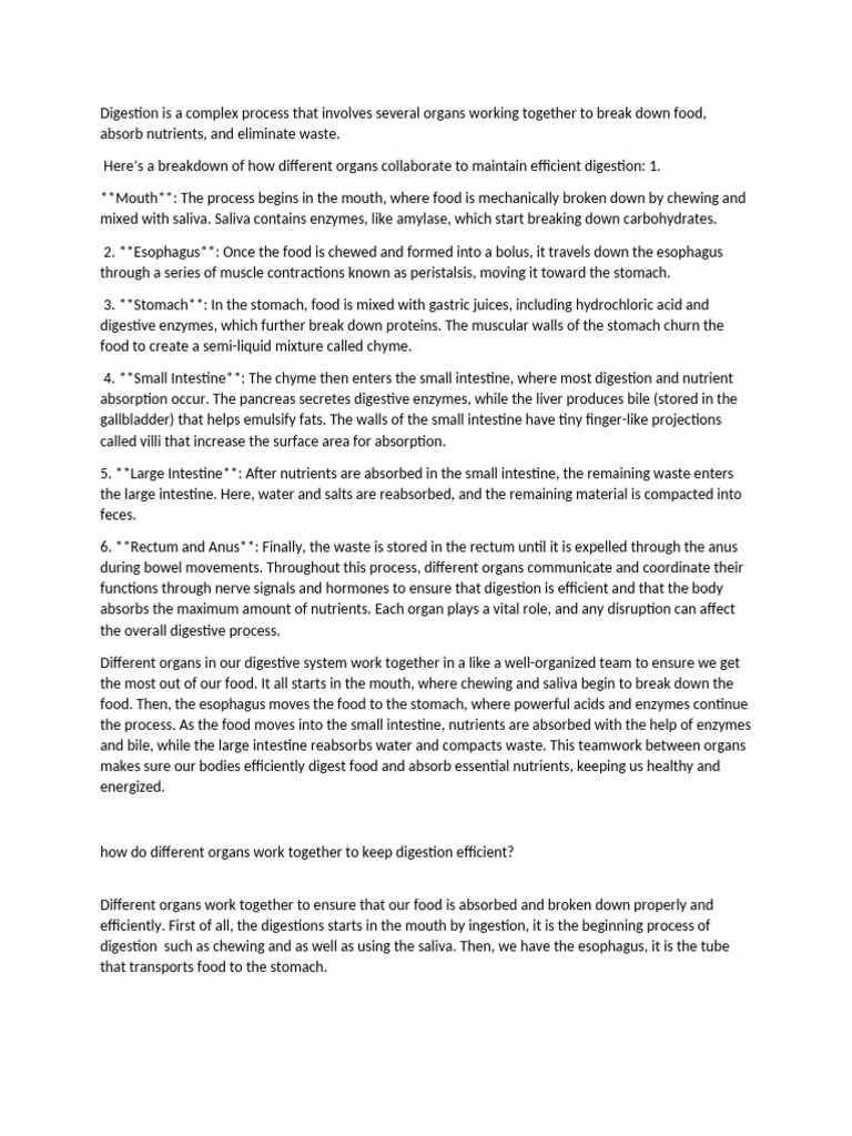 1st Quarter Science Reviewer | PDF | Digestion | Gastrointestinal Tract