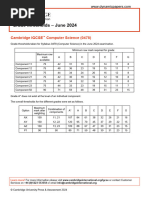ICT Grade Thresholds June 2023 | PDF
