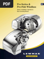 Lofrans Progress 1 Windlass Manual | PDF | Anchor | Clutch