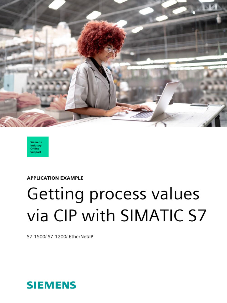 CIP Process Values with Siemens S7 | PDF | Data Type | Boolean Data Type