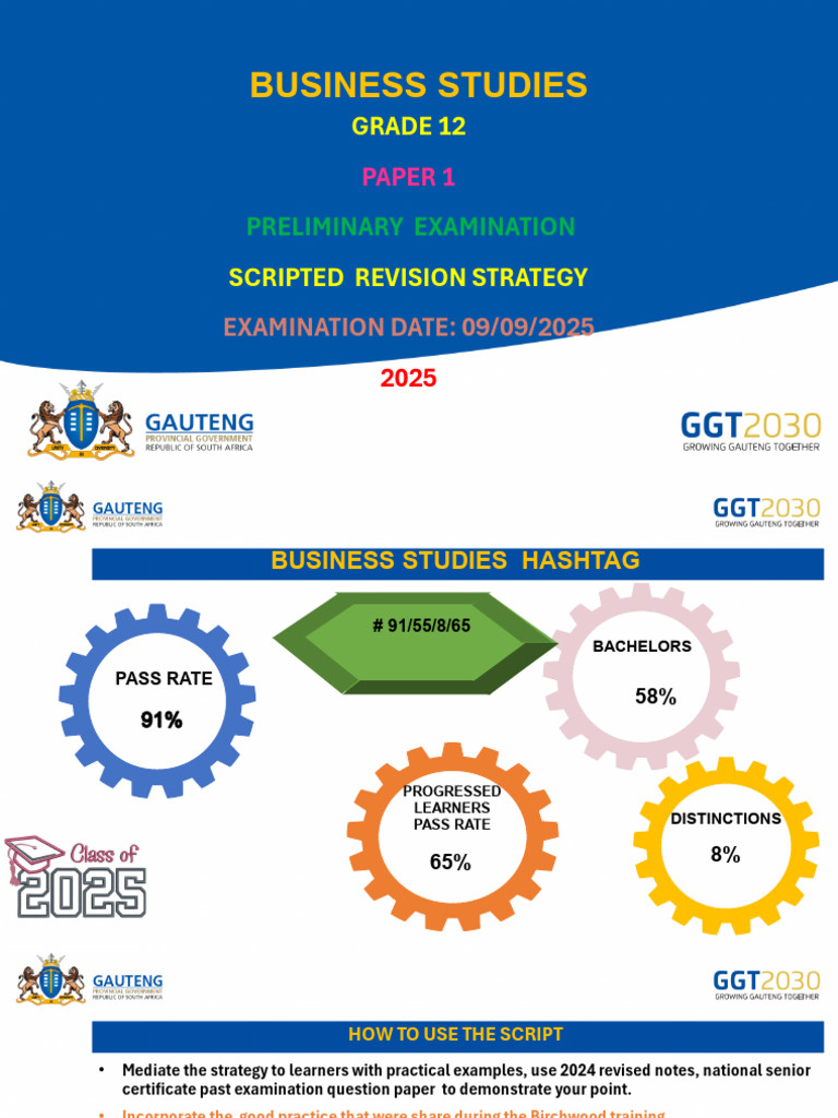 Grade 12 Business Studies P1 Prelim 2025 | PDF | Strategic Management ...