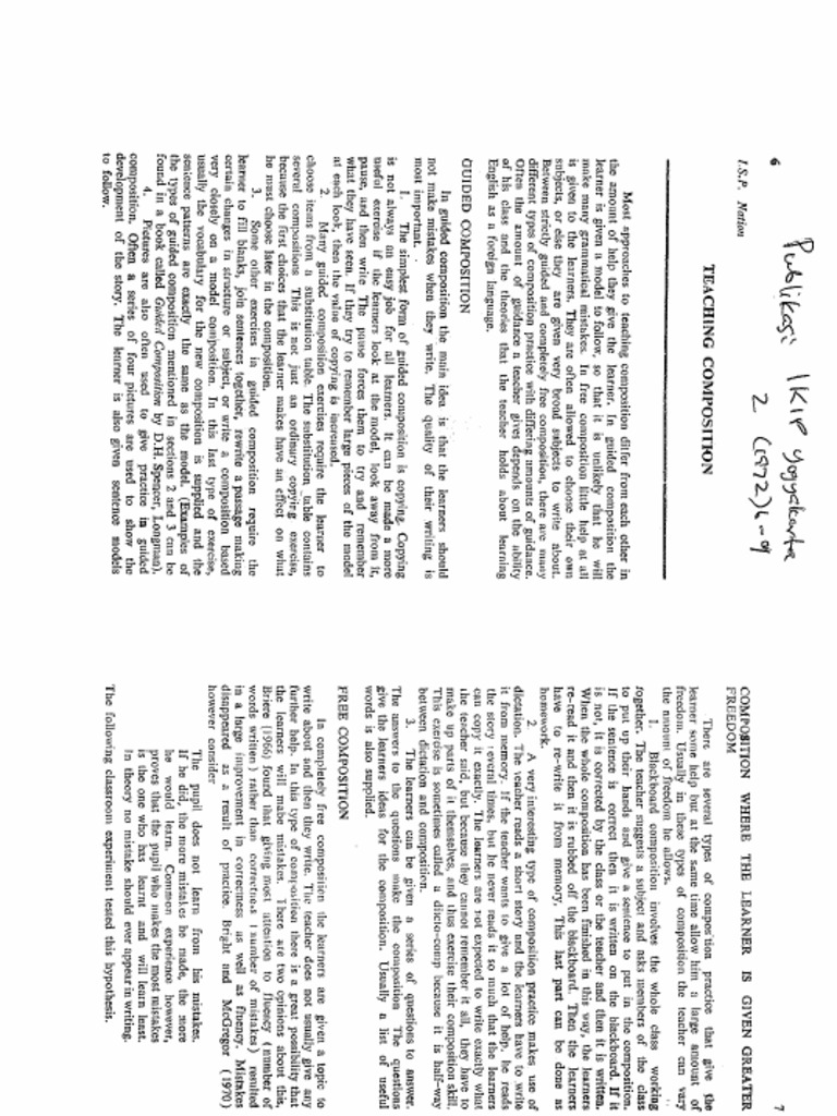 1972 Teaching Composition Pdf