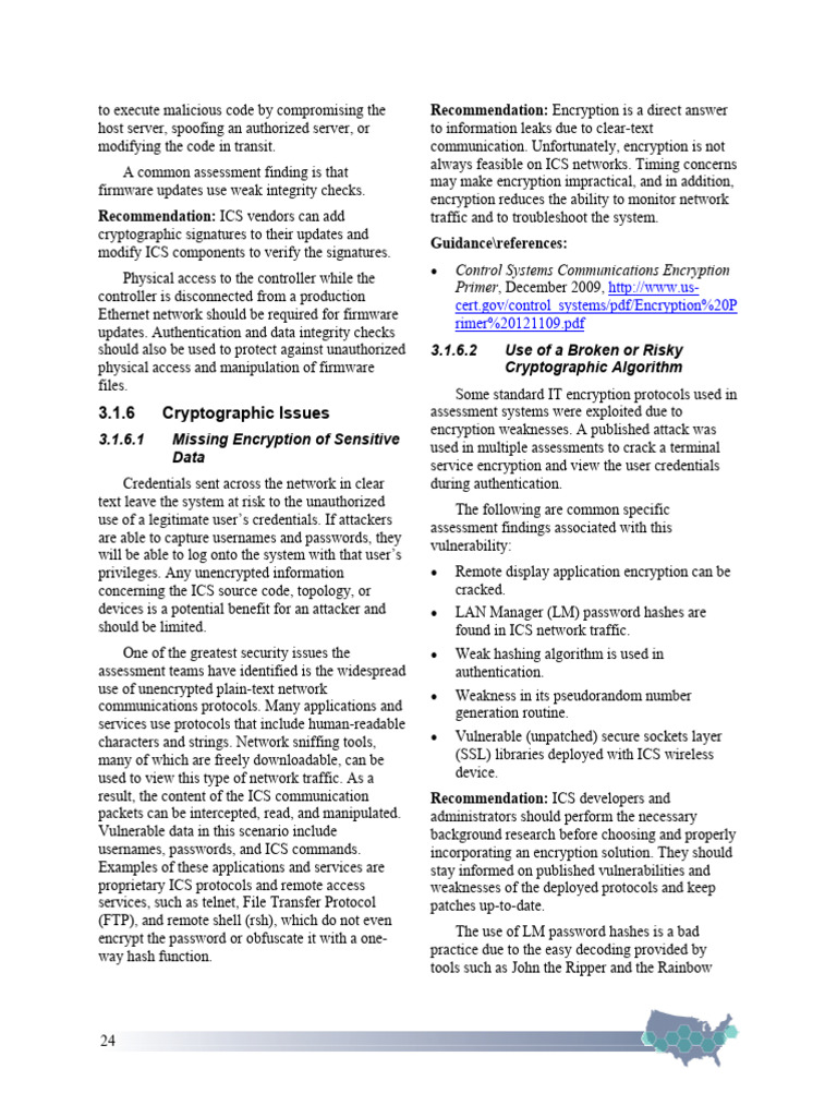 DHS Common Cybersecurity Vulnerabilities ICS 2010-Pages-36 | PDF ...