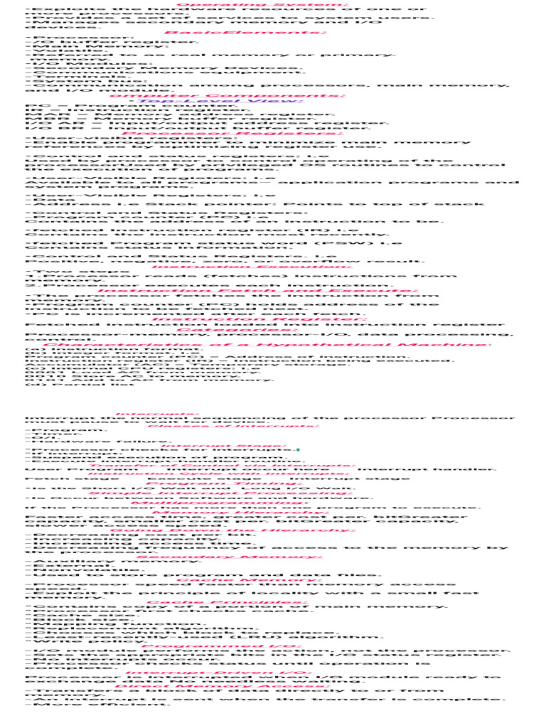 CSC 205 Chp1 Summary PDF Note 1 | PDF | Computer Data Storage | Central Processing Unit