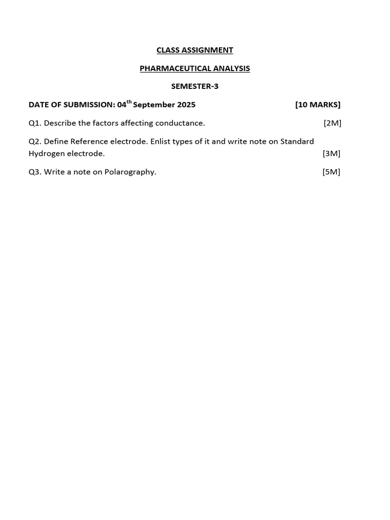 Pa-I Class Assignment | PDF