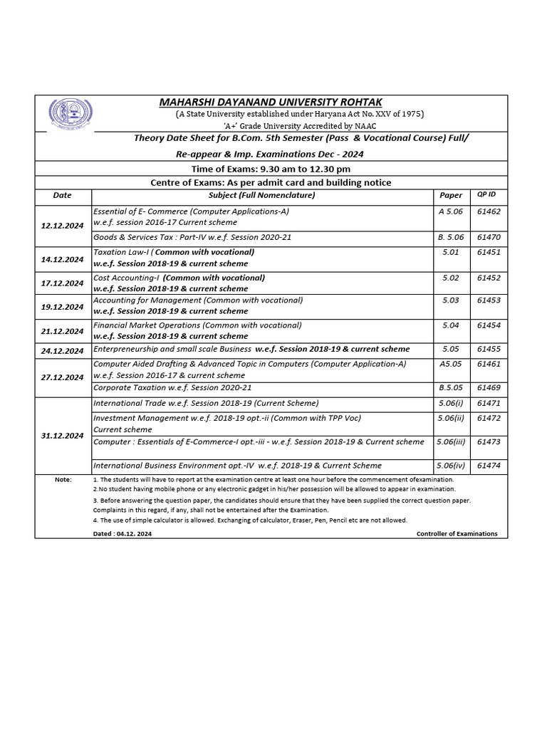 4 - 12-05-2024 - 22-06-36 - B.Com 5th Sem Pass | PDF