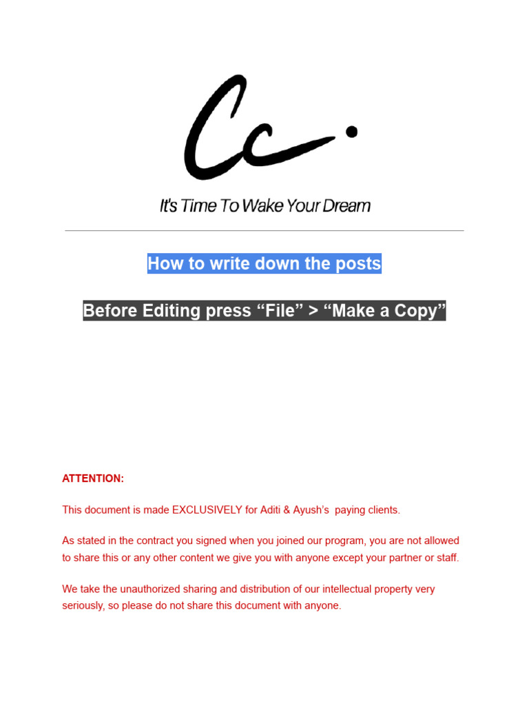 11.how To Write Down The Posts | PDF