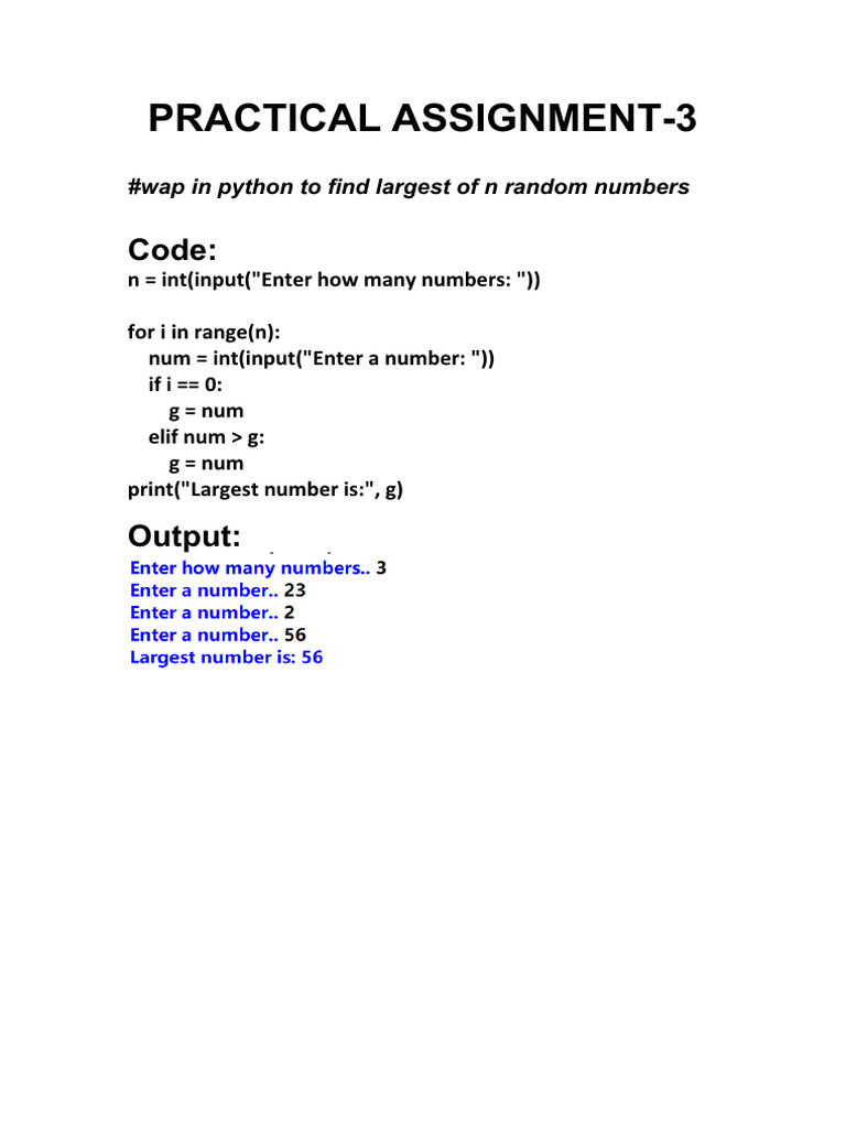 Practical Assignment.3 | PDF