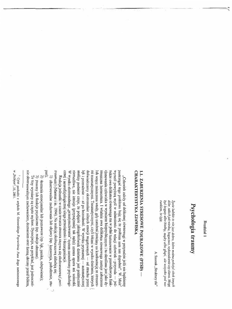 Zdankiewicz-Ścigała - Trauma. Proces I Diagnoza Rozdz - 1 - 2 Str.13-96 ...