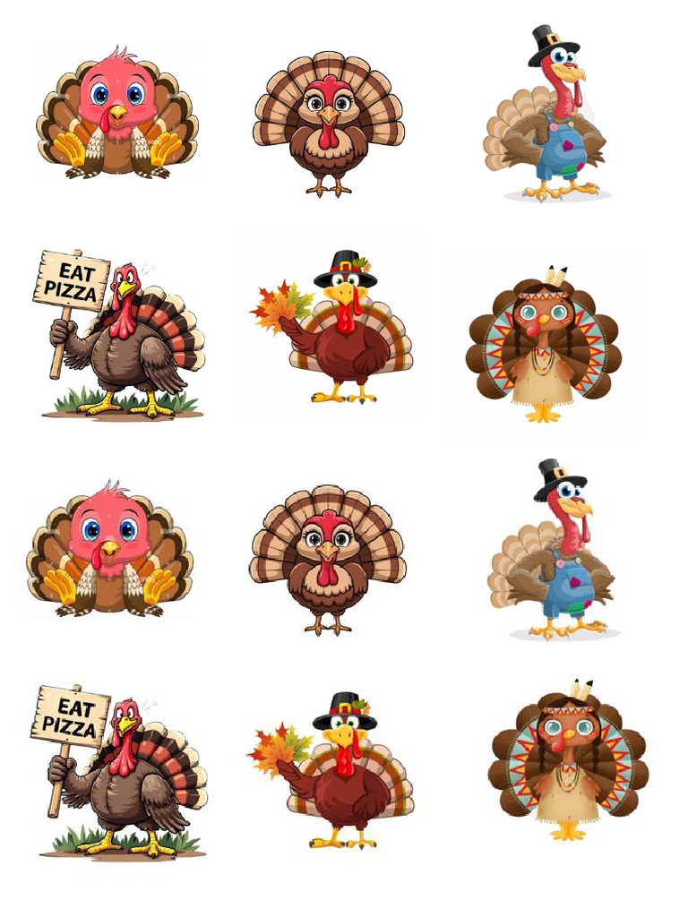 Turkeys - Cartoon | PDF