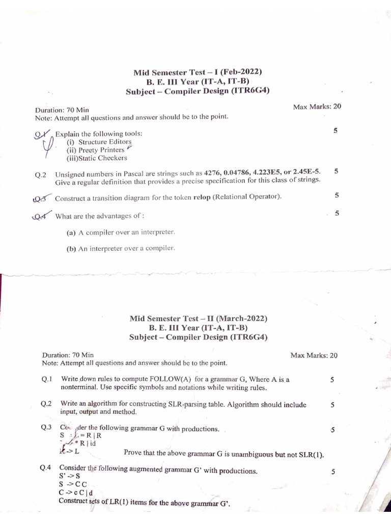 Compiler Design | PDF