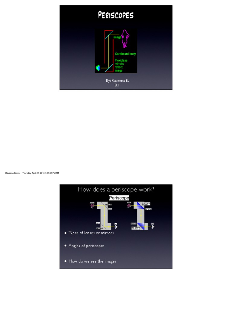 Understanding Periscopes and Their Mechanics | PDF