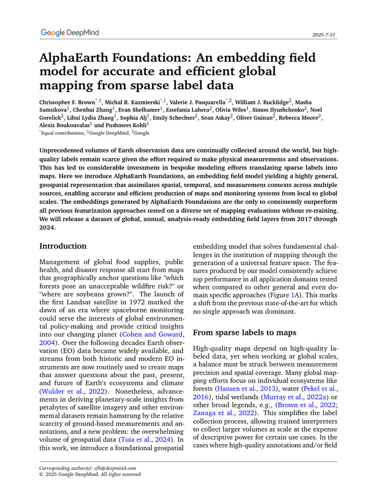 Alpha Earth | PDF | Accuracy And Precision | Sampling (Statistics)